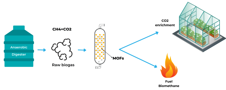 CO₂ supply for greenhouses
